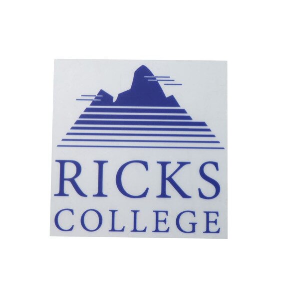 Static Cling Sticker Ricks College Mountain