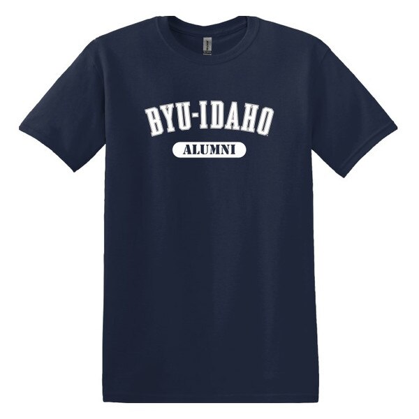 Men's Tee BYU-Idaho Alumni Name Drop College House