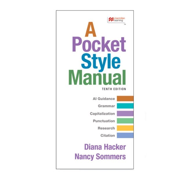 9781319413019 A Pocket Style Manual 10E
