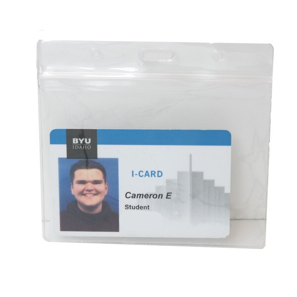 Name Badge Horizontal Clear Sealable 3"x4"