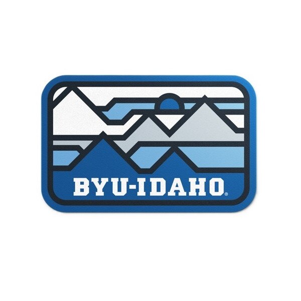 Mini Sticker BYU-Idaho Mountain Range Minimal
