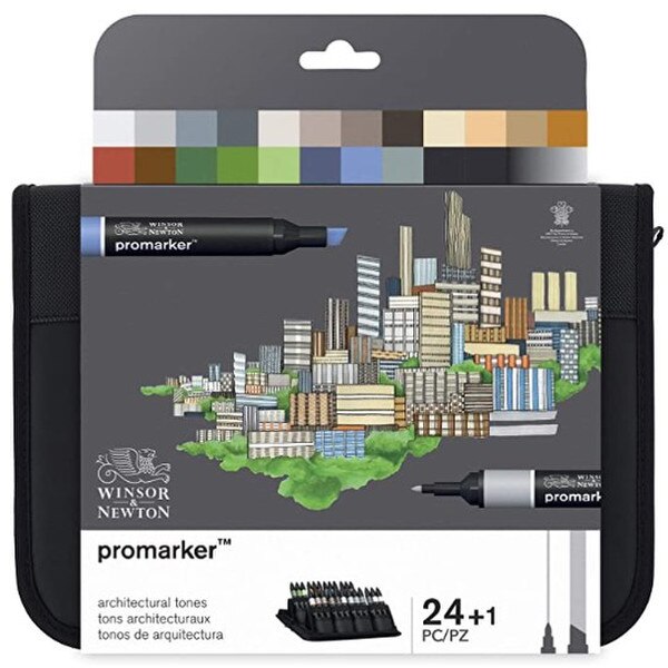 WN Promarker Architecture Colors 24 Set (K)